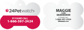 24Petwatch: Pet Tags: Get Custom ID Tags for Dogs, Cats
